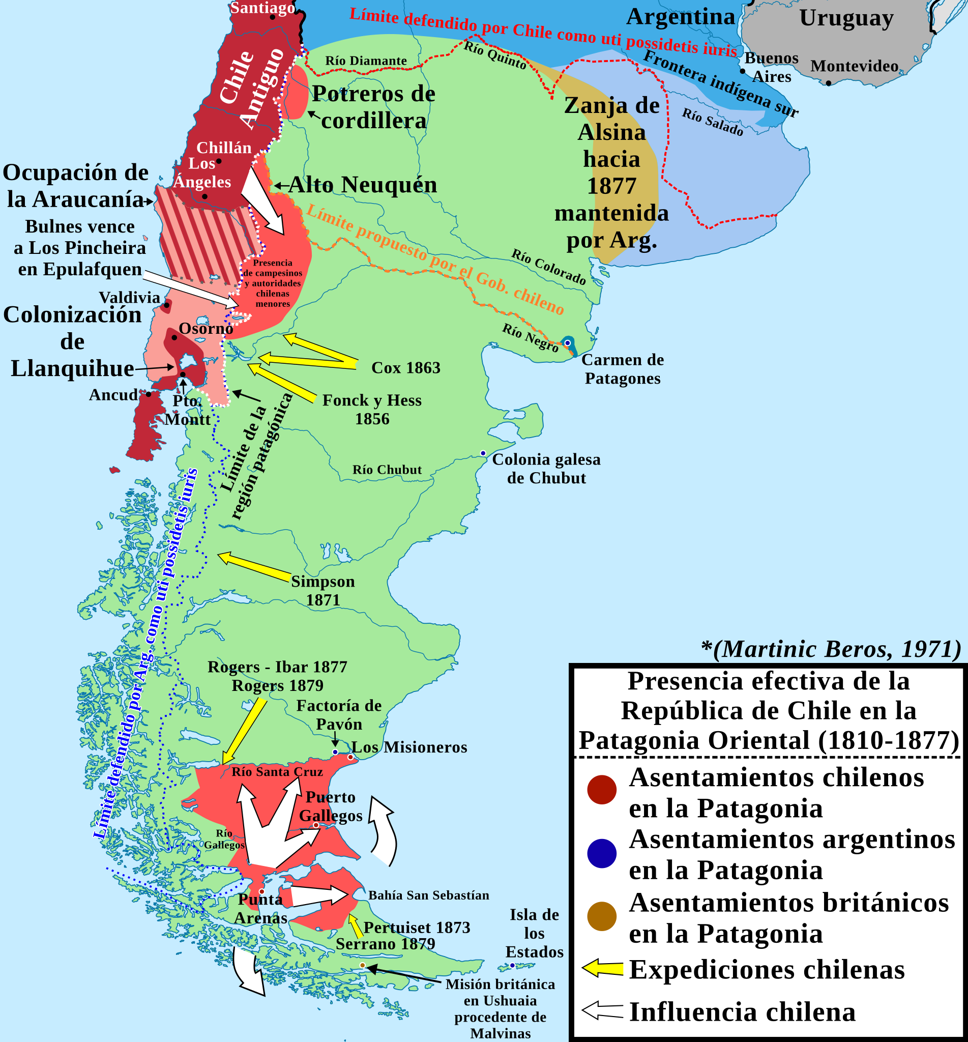 Presencia efectiva de Chile en la Patagonia Oriental entre 1810 y 1877 ...
